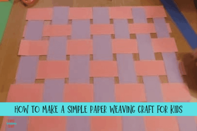 How to Make a Simple Paper Weaving Craft for Kids - Paper Scissors Craft