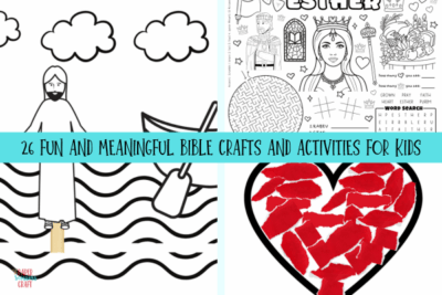 26 Fun and Meaningful Bible Crafts and Activities for Kids - Paper ...