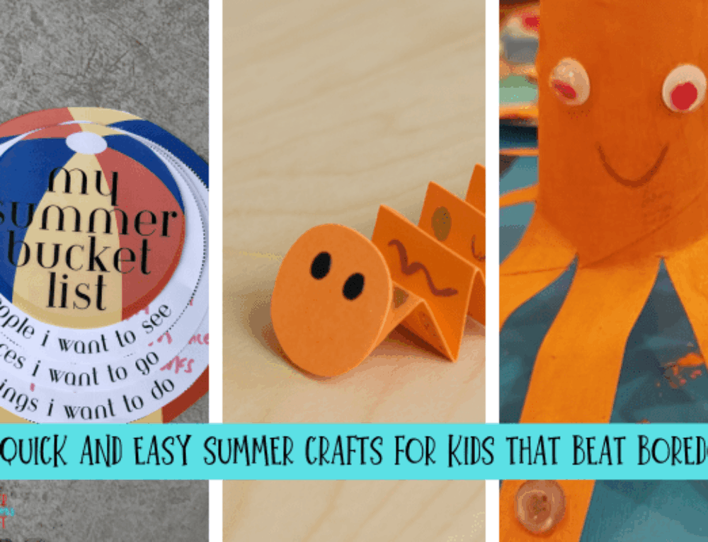 Free & Fun Summer Bucket List Craft For Kids (Printable PDF)