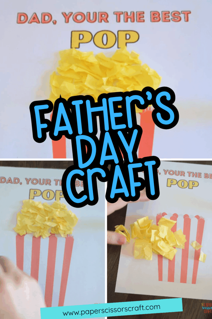 Father's Day Craft for Kids: Dad, You Make the Best POP - Paper ...