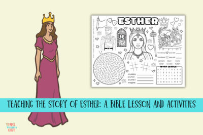 Teaching the Story of Esther: A Bible Lesson and Activities for Kids ...