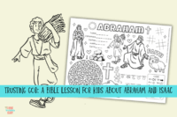 Trusting God: A Bible Lesson for Kids About Abraham and Isaac - Paper ...