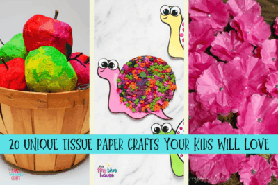 20 Unique Tissue Paper Crafts Your Kids Will Love - Paper Scissors Craft