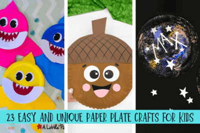 23 Easy and Unique Paper Plate Crafts for Kids - Paper Scissors Craft