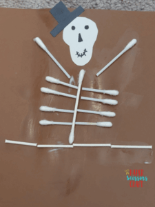 Build a Q-Tip Skeleton: A Spooky & Simple Halloween Craft - Paper ...
