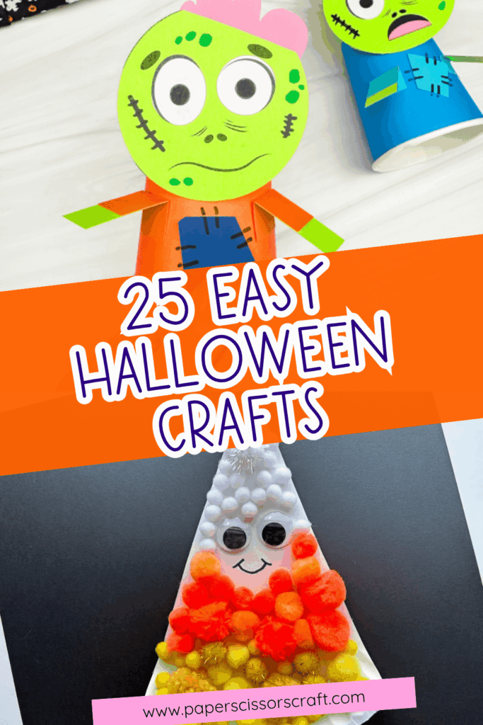 25 Spooktacularly Easy Halloween Crafts Kids Will Love - Paper Scissors ...