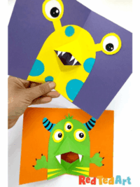 16 Easy and Unique Halloween Monster Crafts to Make with Kids This Year ...