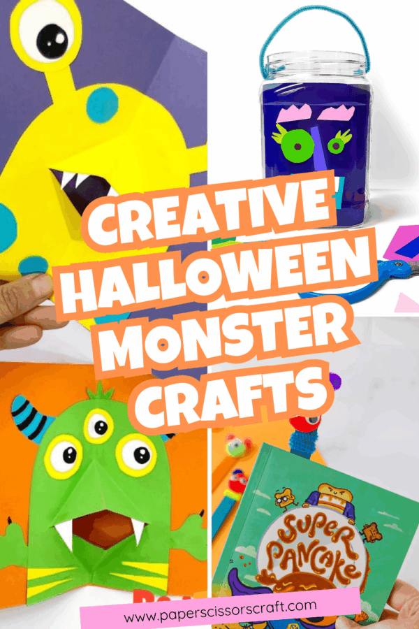 16 Easy and Unique Halloween Monster Crafts to Make with Kids This Year ...