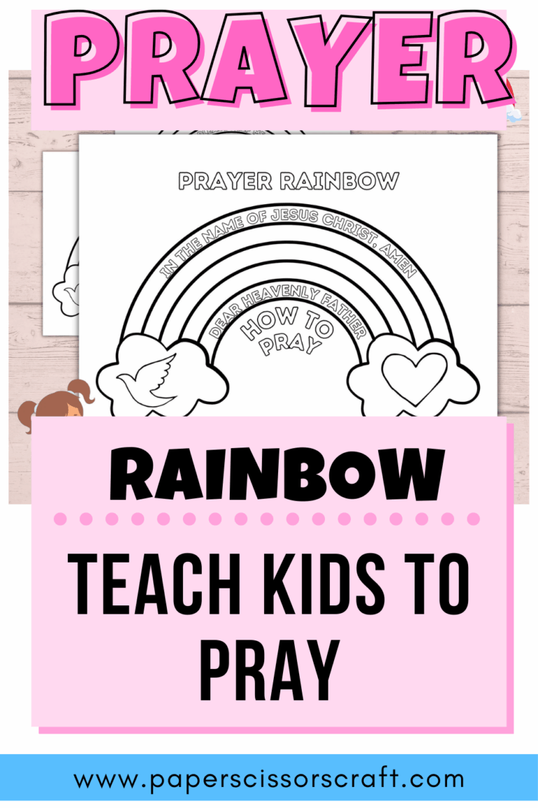 How to Make a Prayer Rainbow to Teach Kids About Prayer - Paper ...
