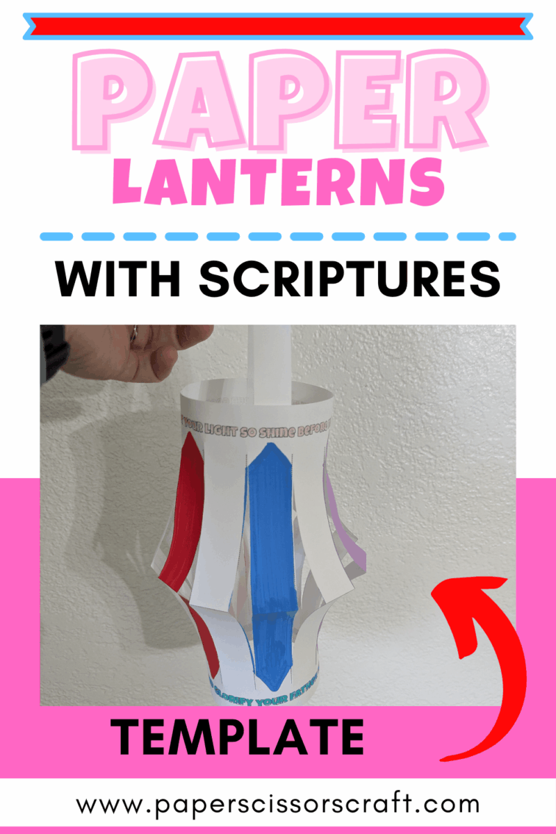 Paper Lantern Scripture Craft for Kids: A Simple Bible Activity About ...