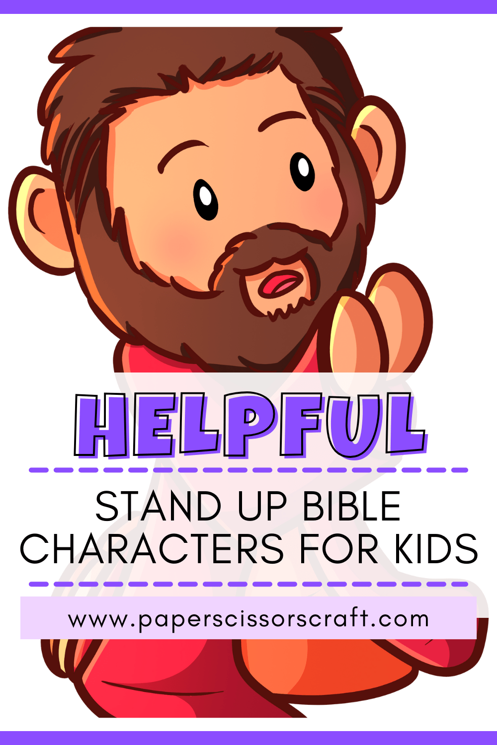 Daniel in the Lions’ Den Stand-Up Characters Craft and Lesson for Kids ...