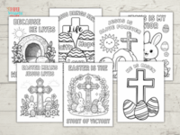 Free Christian Easter Coloring Pages for Kids to Celebrate the ...