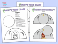 Jesus Resurrection Craft for Kids: Christ’s Tomb Easter Printable ...
