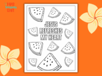 Free Christian Summer Coloring Pages for Kids and Adults - Paper ...